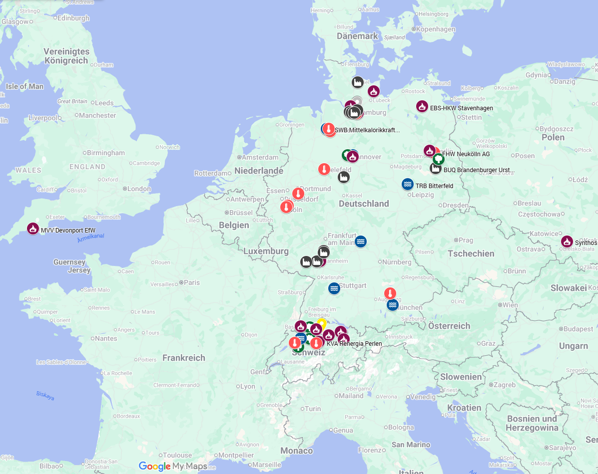 FBI Projekte auf Google Maps